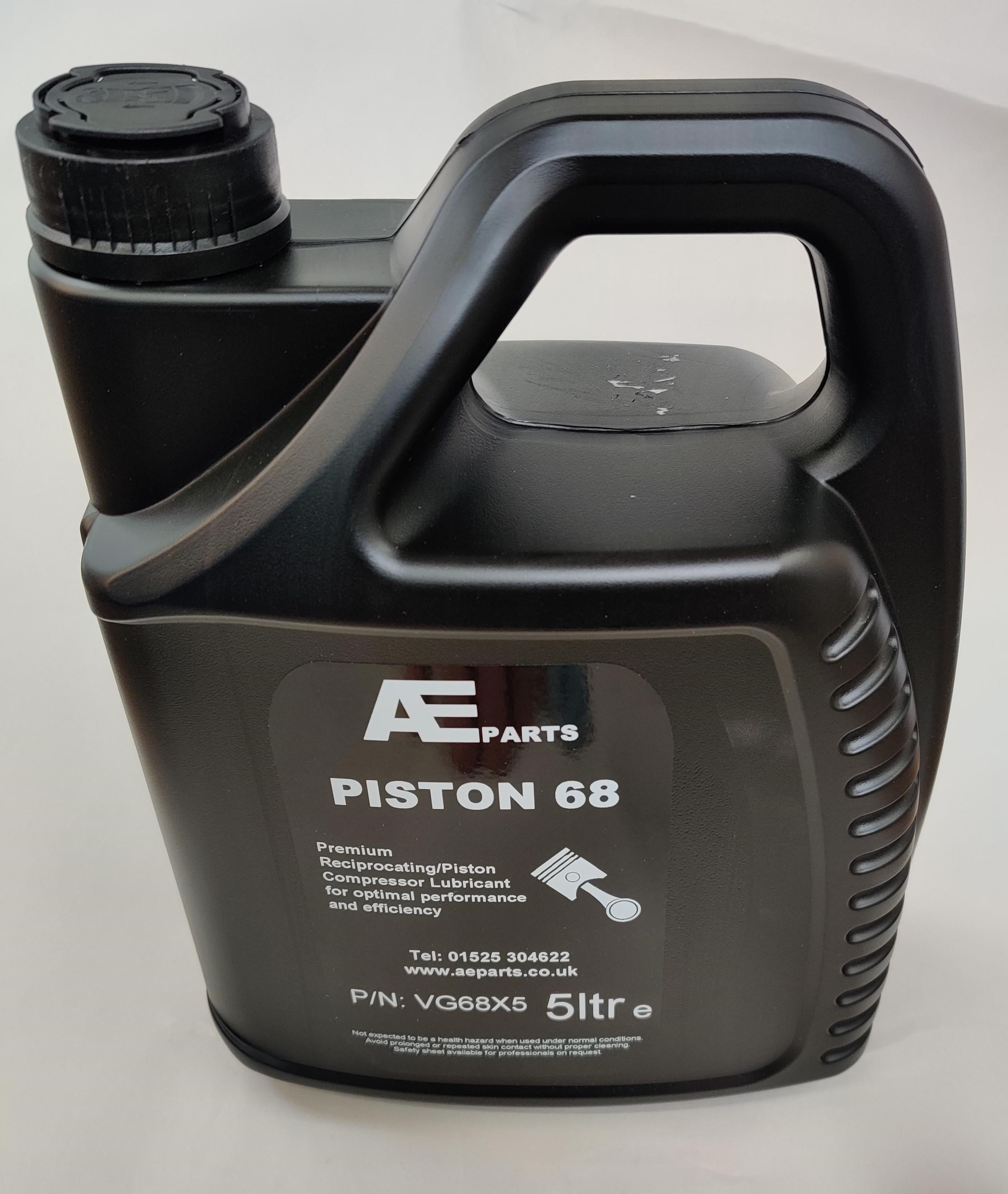 VG68X5 ISO 68 GRADE PISTON COMPRESSOR OIL 5LTR